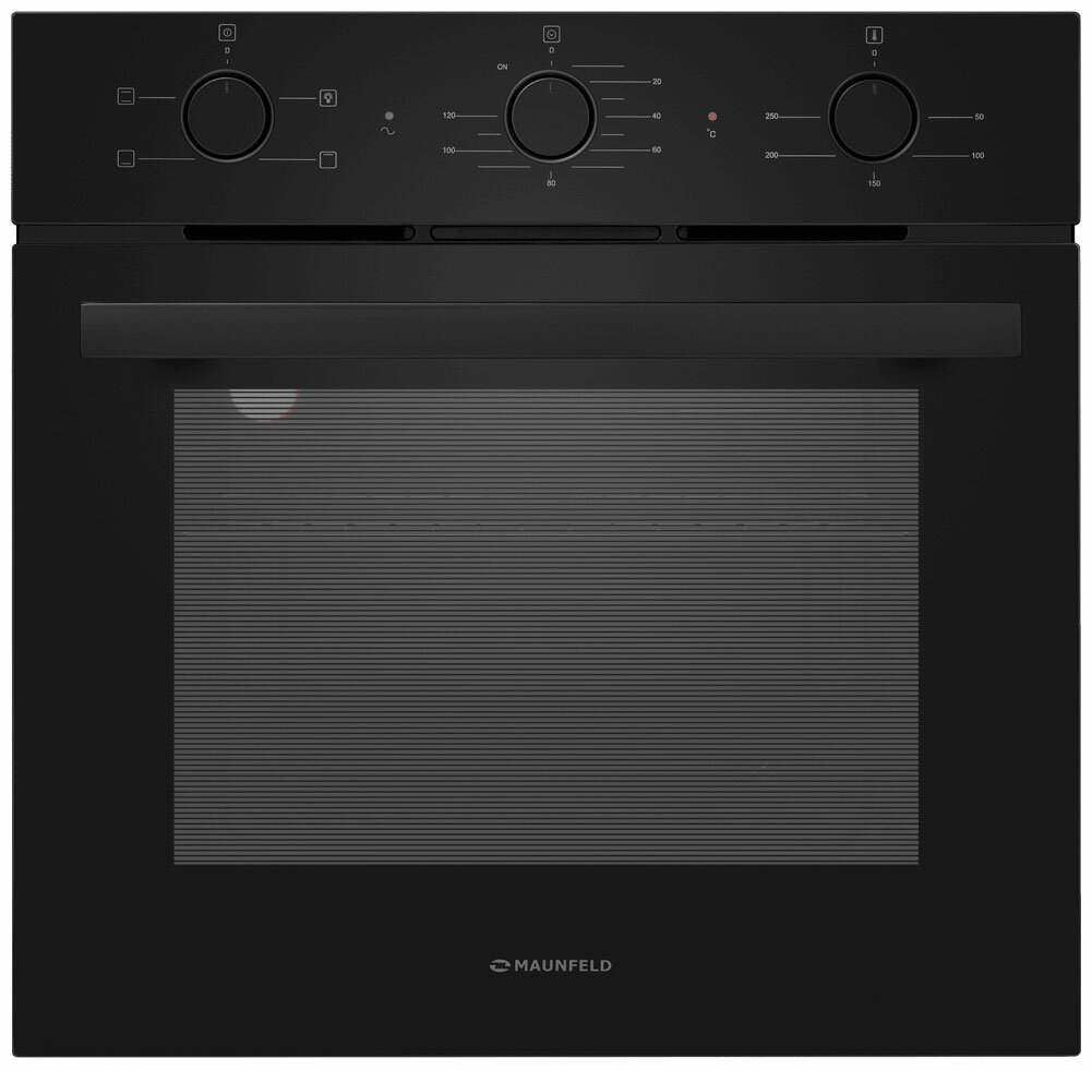 Электрический духовой шкаф Maunfeld AEOC6040B2 59 см, 60 л, черный