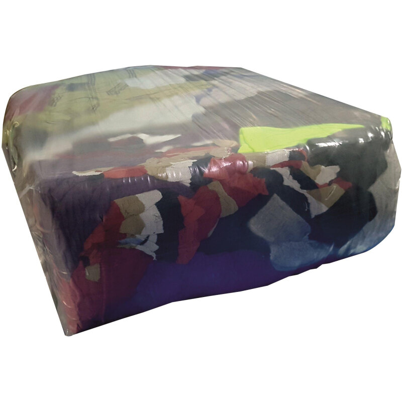 Ветошь цветной лоскут упаковка 10кг./уп 1610061