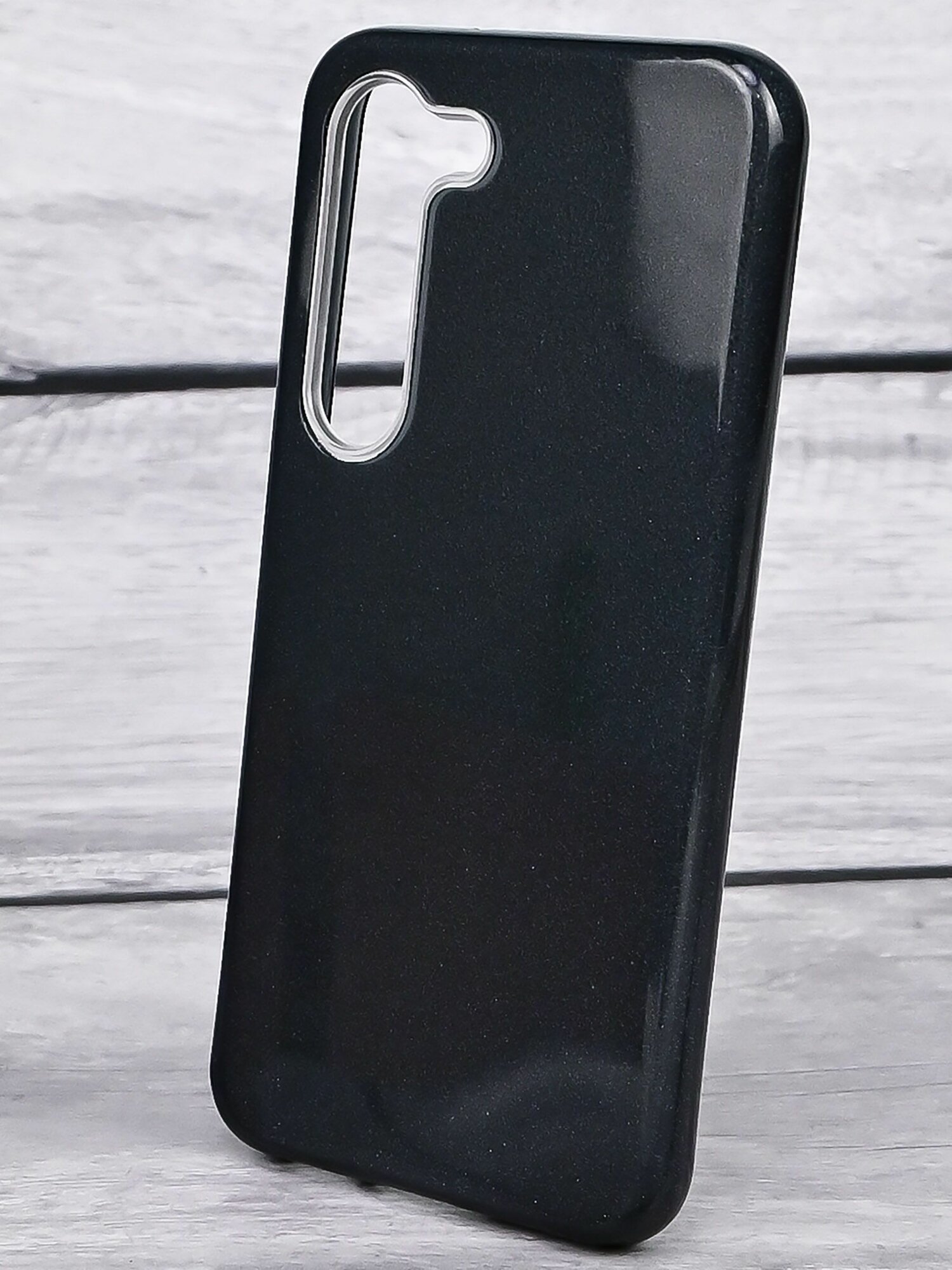 Силиконовый чехол бампер на смартфон Samsung Galaxy S23 переливающийся с блестками, защитная блестящая накладка для телефона Самсунг Галакси S23