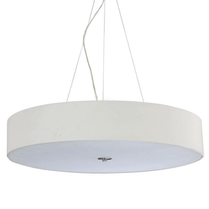 Подвесной светильник Crystal Lux "Jewel" PL500, белый, металлический, 360Вт