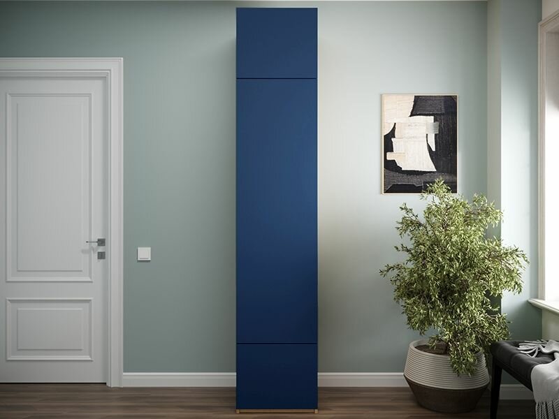 Пенал со штангой "Дуглас 2" 45х24х50 Дуб крафт золотой / Крокус