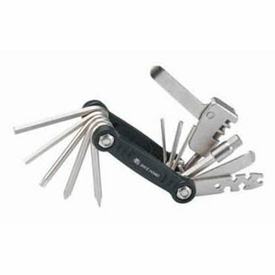 Мультитул велосипедный Bike Hand BIKEHAND YC-287B1, 2/2.5/3/4/5/6/8 мм, +/- отвертки, T25, выжимка цепи, спицевые ключи, 6-190287