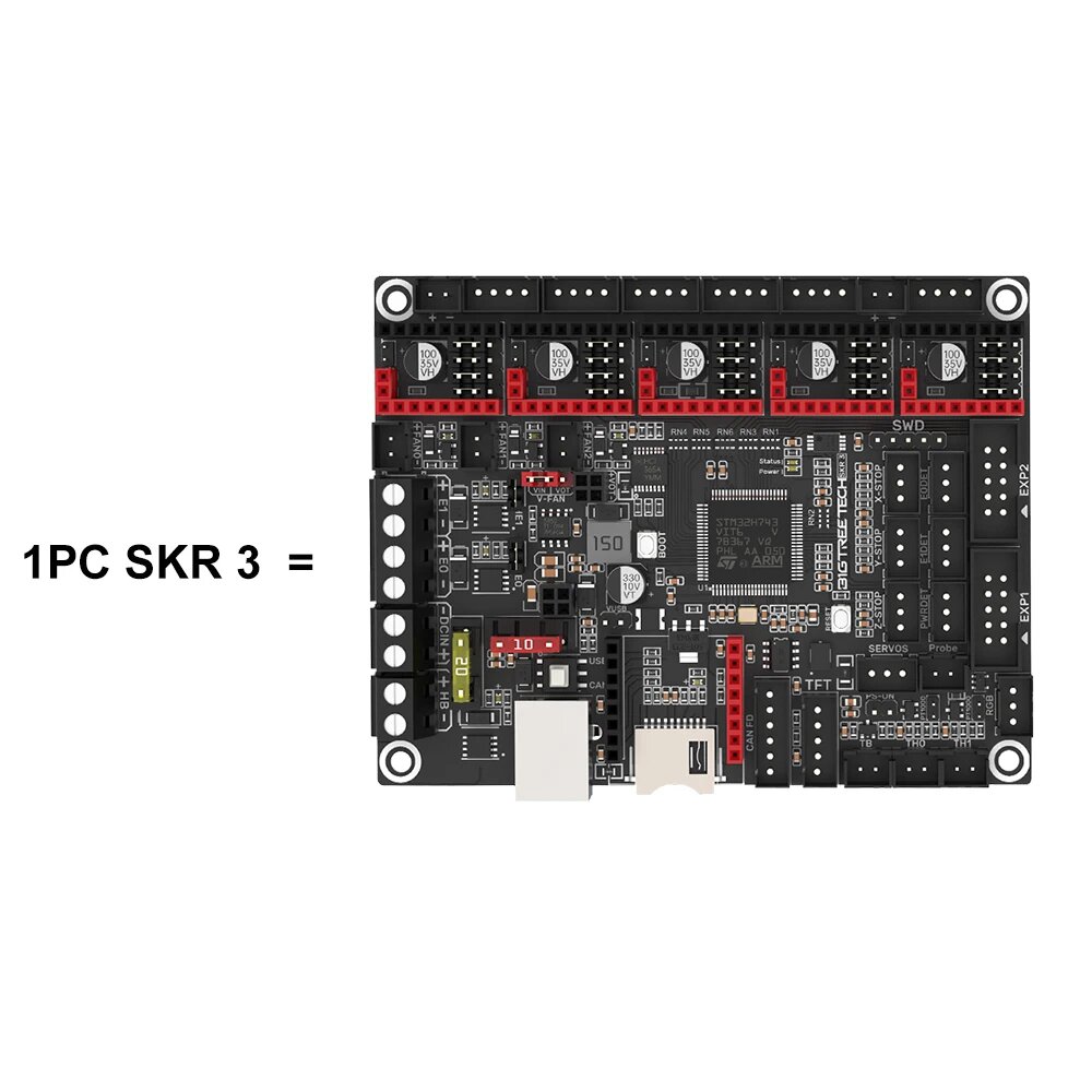 BIQU BIGTREETECH SKR 3 материнская плата для 3D принтера SKR 3 board only