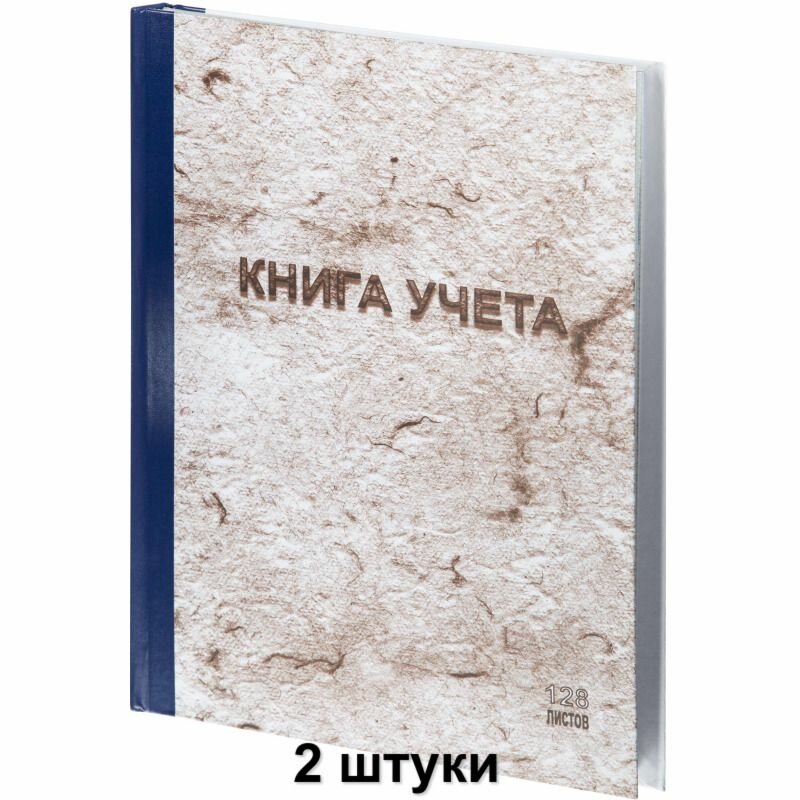 Attache Книга учета в клетку, А4, 128 листов, 2 шт