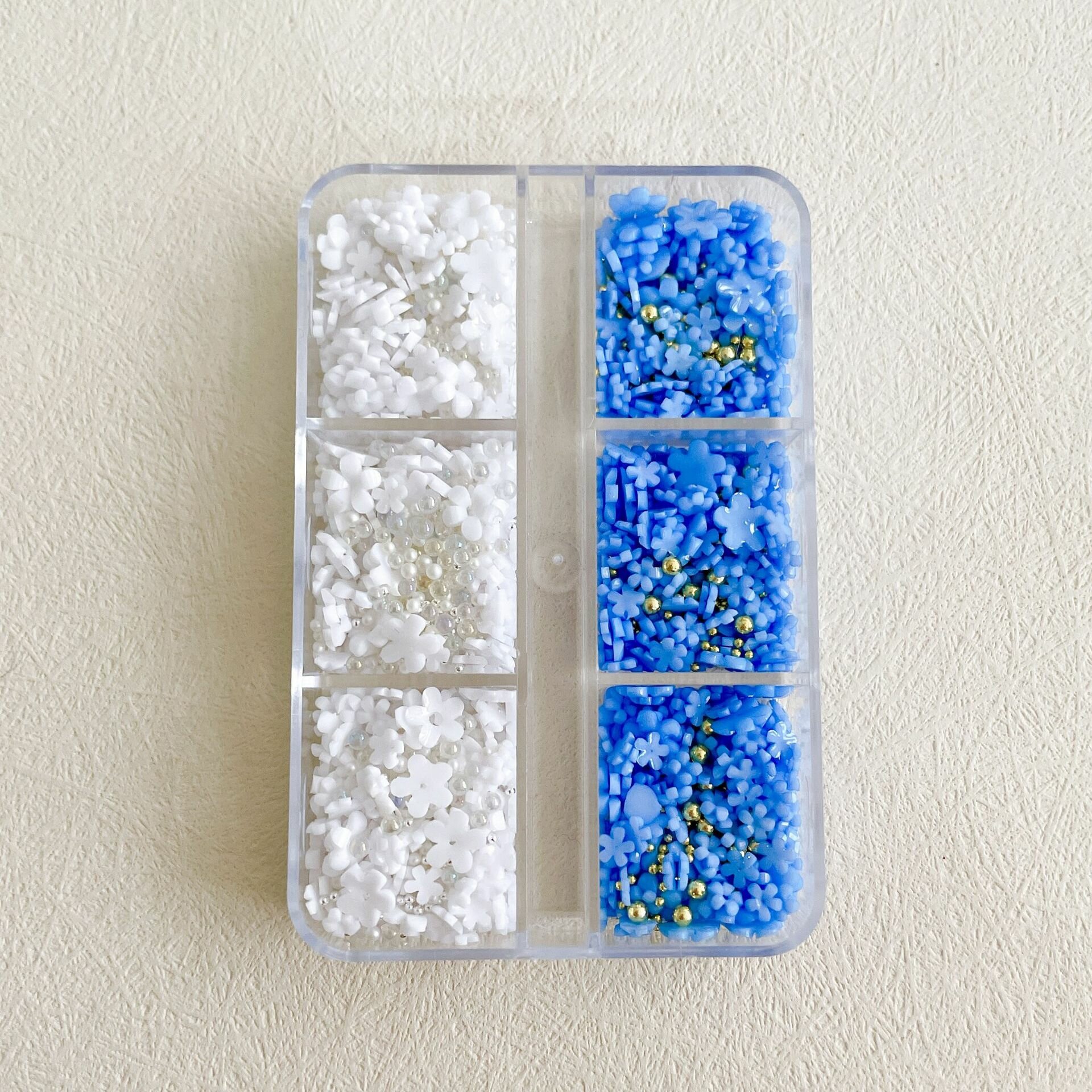 Набор украшений для ногтей Other "Цветок из смолы" ins6, смола, 6 штук