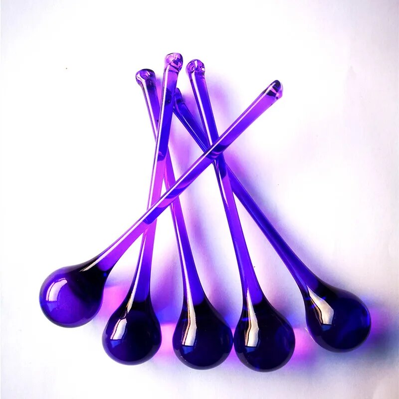 Хрустальные капли для люстры TZ 6 шт. Фиолетовый, Dark Purple