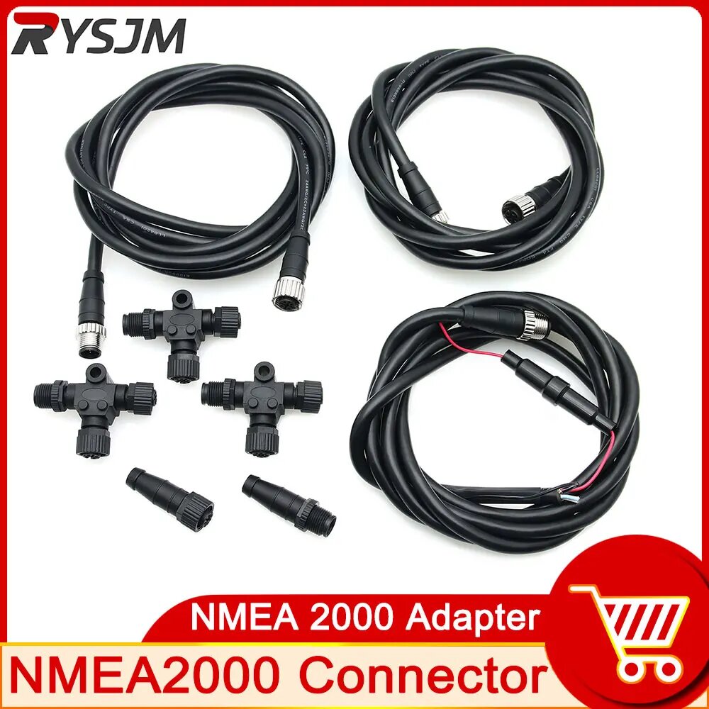 Коннектор HD NMEA2000, серия данных, сетевые морские электронные устройства, набор NMEA 2000, 5PIN NM2K, Т-образные разъемы питания, адаптер