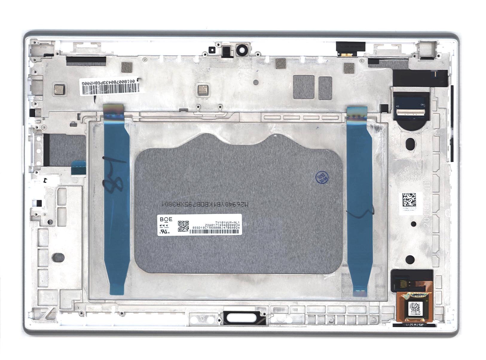 Модуль (матрица + тачскрин) для планшета Lenovo Tab 4 (TB-X704), белый с рамкой