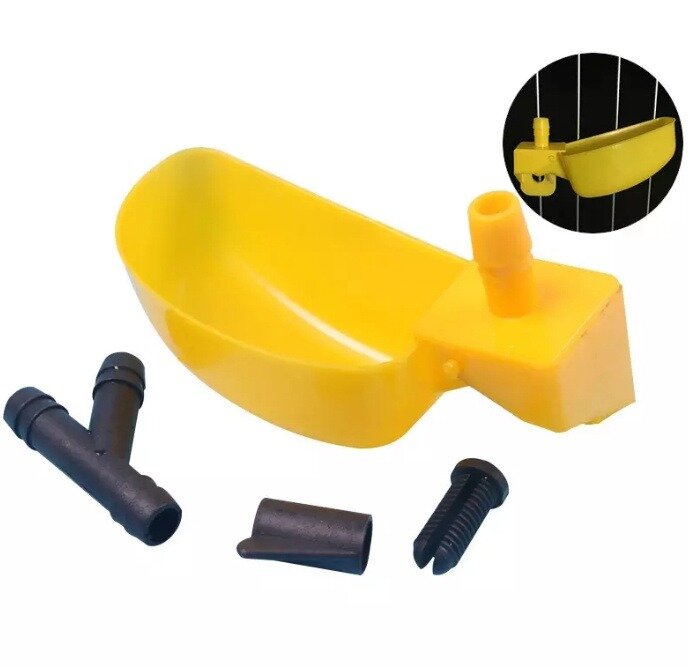 Чашечные поилки для кур, цыплят, бройлеров, гусей, уток - 1 штука