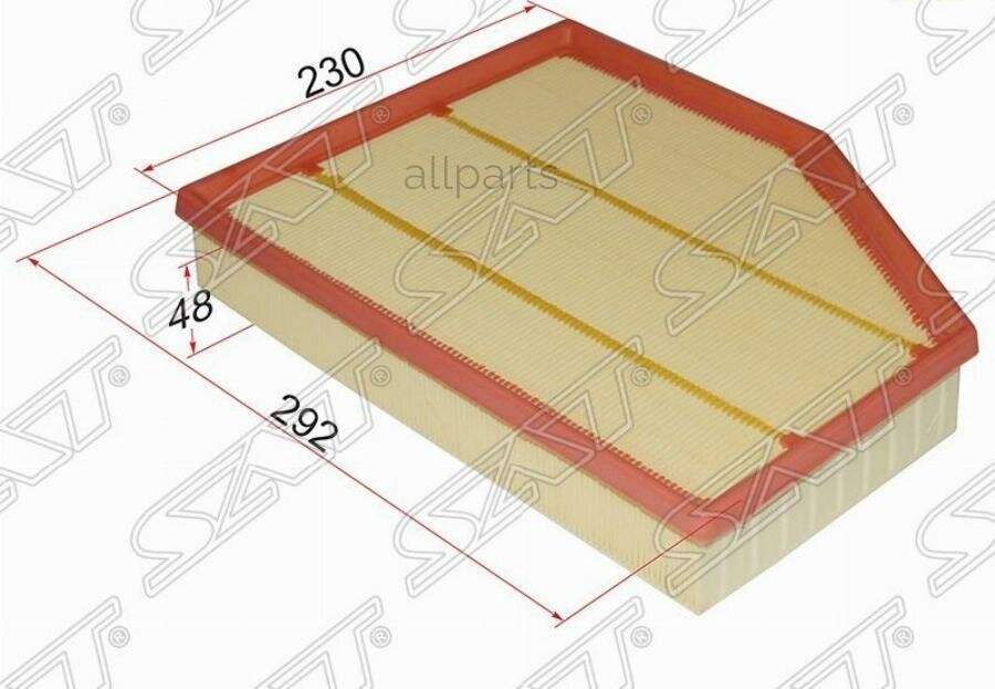 SAT ST-13717521033 Фильтр воздушный BMW 5-Series 03-10 / 6-Series 03-10