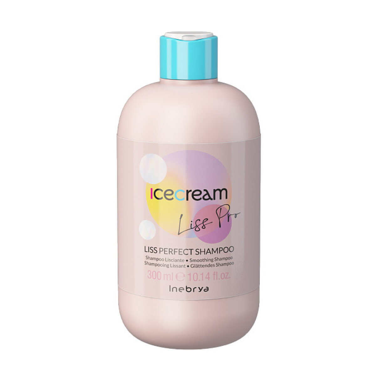 Разглаживающий шампунь для волос Inebrya Ice Cream Liss-Pro Liss Perfect, 300 мл