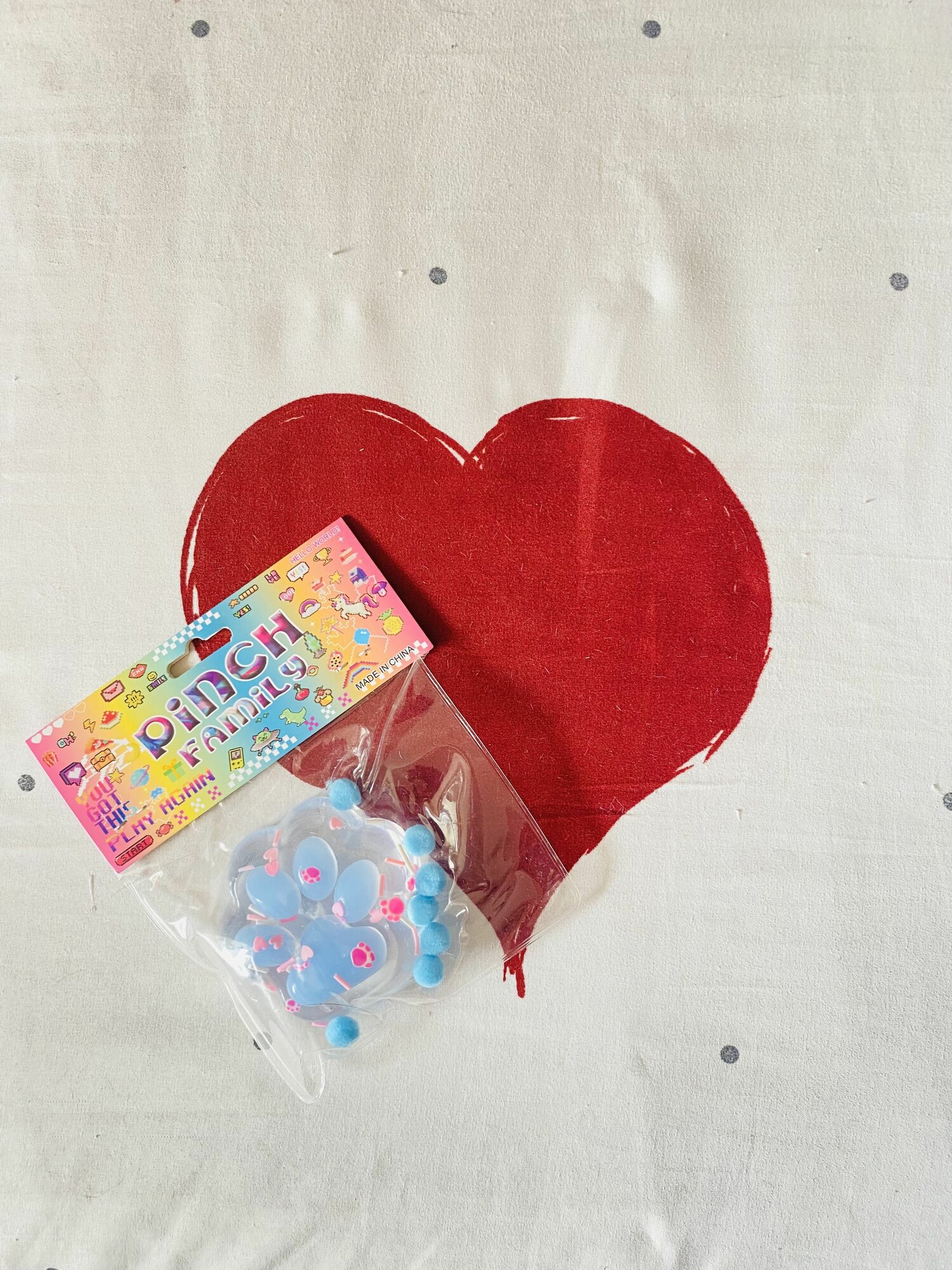 Игрушка сквиш антистресс кошачья лапка силиконовая