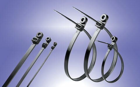 Одноразовая пластиковая стяжка под саморез, ALC-110S, AVC, цвет белый, 100 шт.