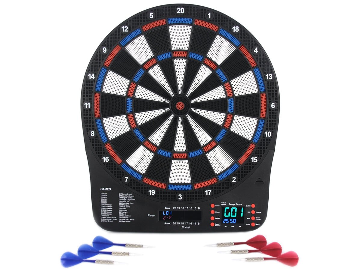 Мишень Дартс Stinger Любительская Электронная 2 Цветный Дисплей Ø34См