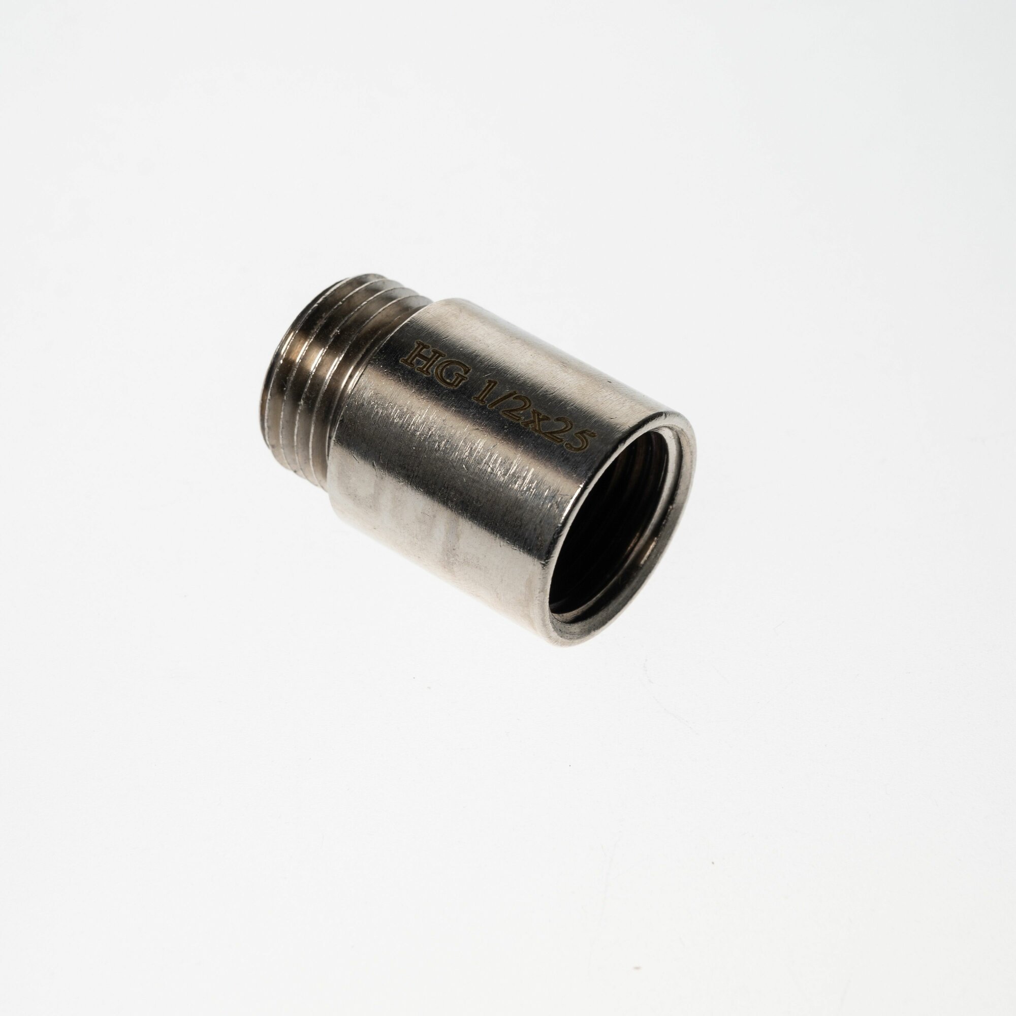 Гайка удлинительная HG S12 НР/ВР 1/2" x 25 мм, никель