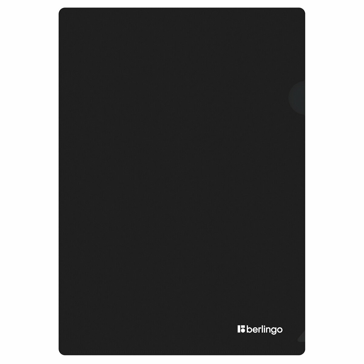 Комплект 24 шт, Папка-уголок Berlingo "Soft Touch", А4, 200мкм, софт-тач, черная