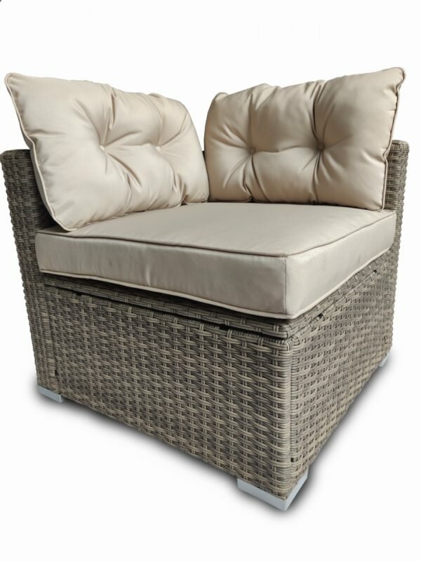 Модуль дивана Мир Дачника "уилтшир", угловой, с подушкой, бежевый