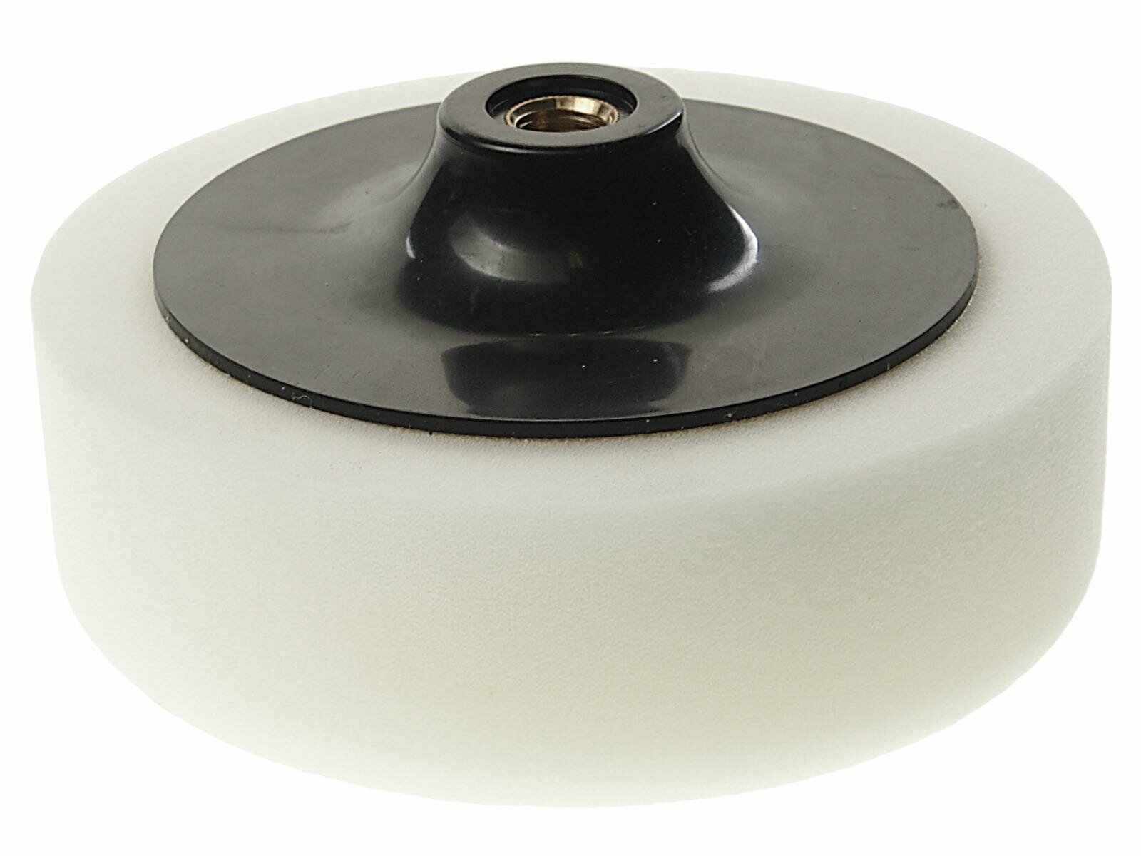 Губка для полировки на диске 150мм белая ROCKFORCE