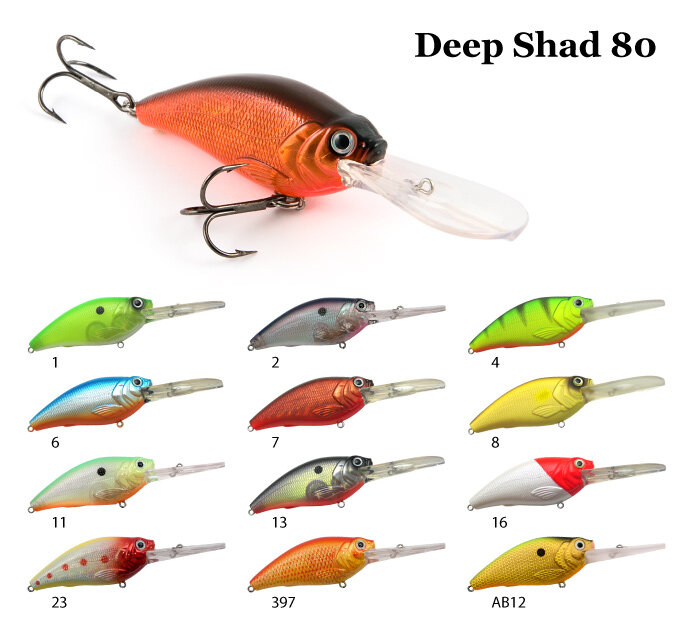Воблер Raiden Deep Shad 80 20 гр. 397