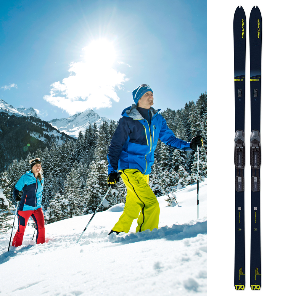 Походные лыжи FISCHER Excursion 88 199