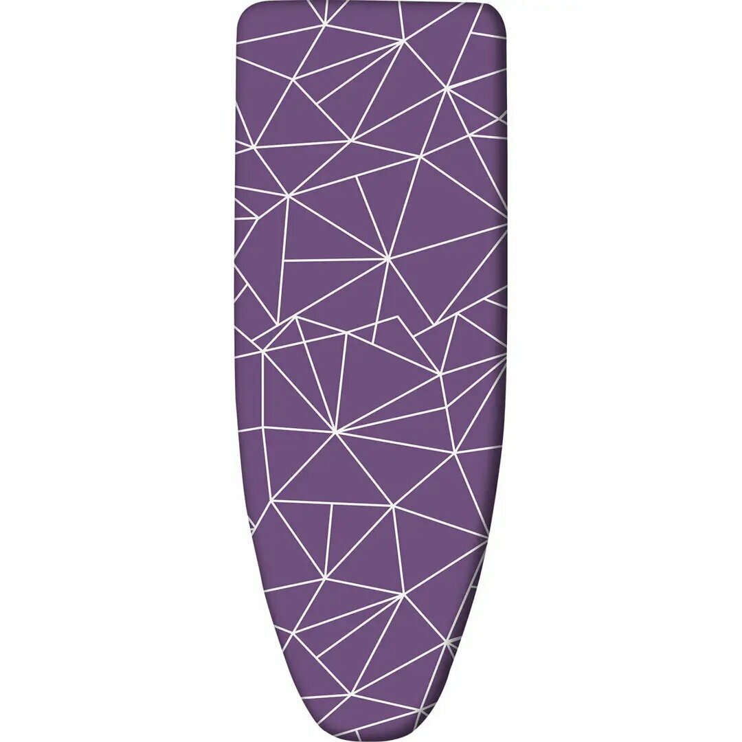 Чехол для гладильной доски Nika ЧПД2/2 130x52 см поролон цвет фиолетовый с линиями на сливовом