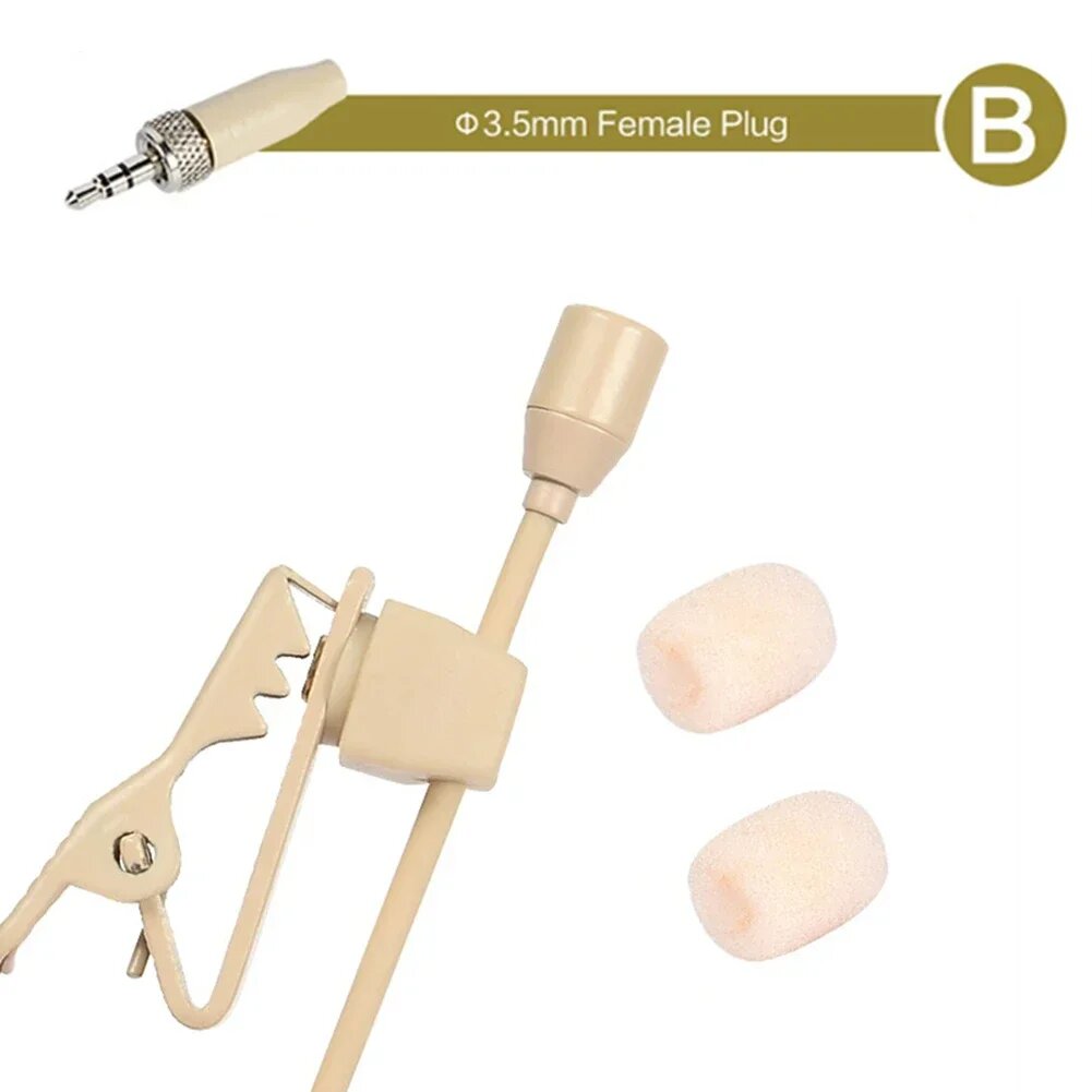 Петличный микрофон beige для Sennheiser, Цвет: B