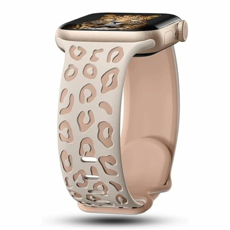 Силиконовый ремешок с гравировкой для браслетов Apple Watch Ultra 2 9 8 7 6 5 4 3 SE для умных часов