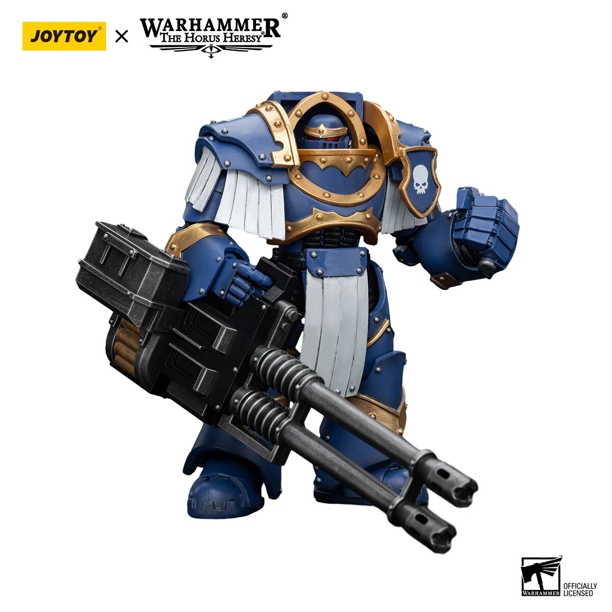 JOY TOY Warhammer 40K 1/18 экшн-фигурки Ultramarines Cataphractii Terminator Squad Autocannon