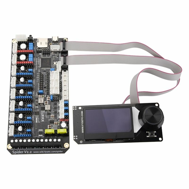 Материнская плата Spider V2.2, 32-битная контроллера PT100, модуль измерения температуры TMC2209, замена деталей 3D-принтера
