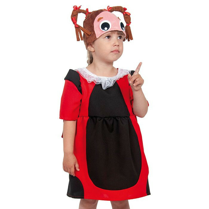 Костюм Д (мульт герой) Мила (накидка, шапка) р.28/110 ткань арт.87004-XS