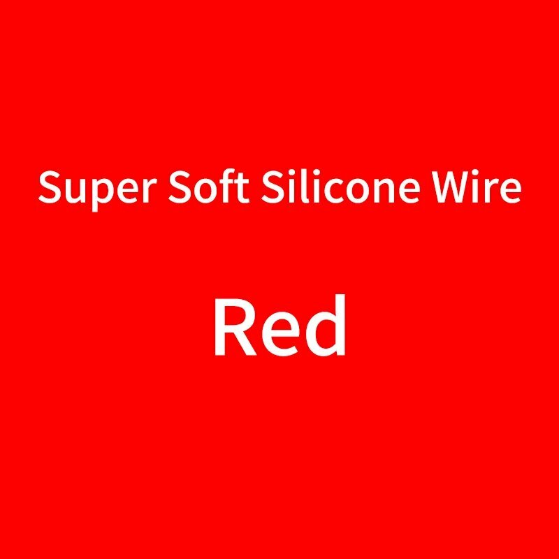 Проводной кабель 1 м, супермягкая силиконовая изоляция 30, 28, 26, 24, 22, 20, 18 AWG, высокотемпературный гибкий медный провод для электронного освещения