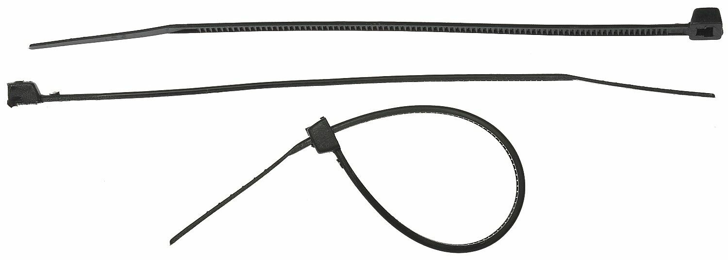 Кабельные стяжки ЗУБР КС-Ч2, 9 x 600 мм, нейлон РА66, 10 шт, черные 4-309037-90-600