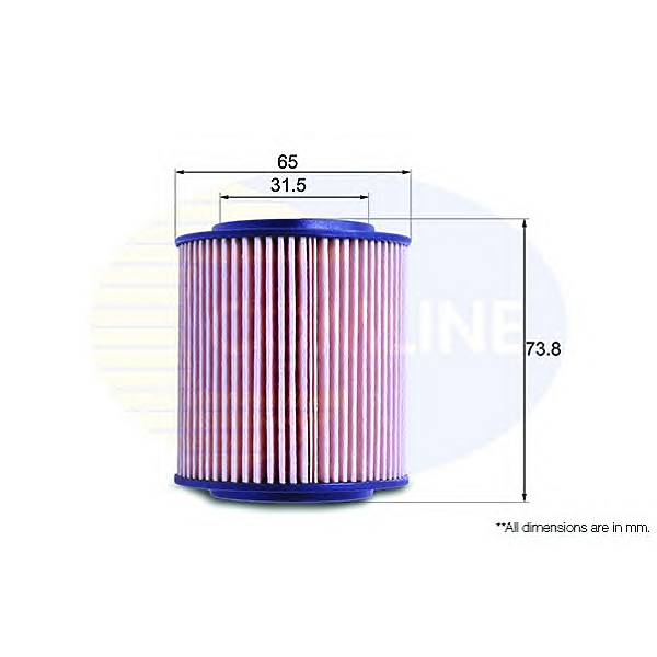 COMLINE EOF179 (1651079J50 / 1651079J50000 / 55189320) фильтр масл cad bls 06- / Fiat (Фиат) sedici 06- / suz sx4 06-