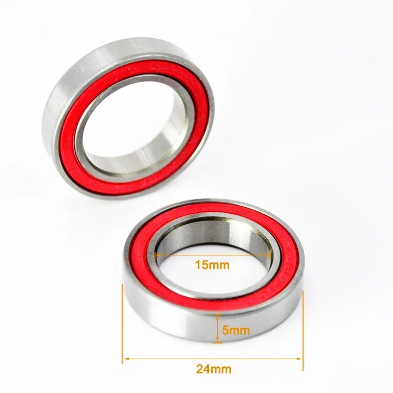 2 шт. керамические шарикоподшипники 6800 6802 6805 6806 6900 6902 2RS 15267 16287 17287 18307 24377 15 24 25 30 мм 6802 15x24x5mm