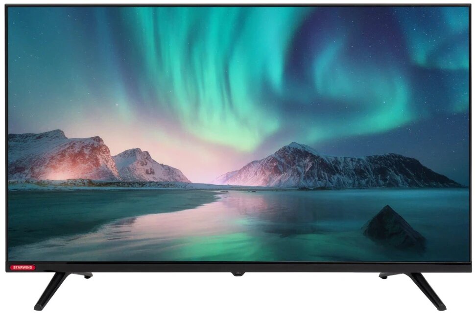 Телевизор LED Starwind 32" SW-LED32BG200 диагональ 32", Full HD, VA-матрица, чёрный