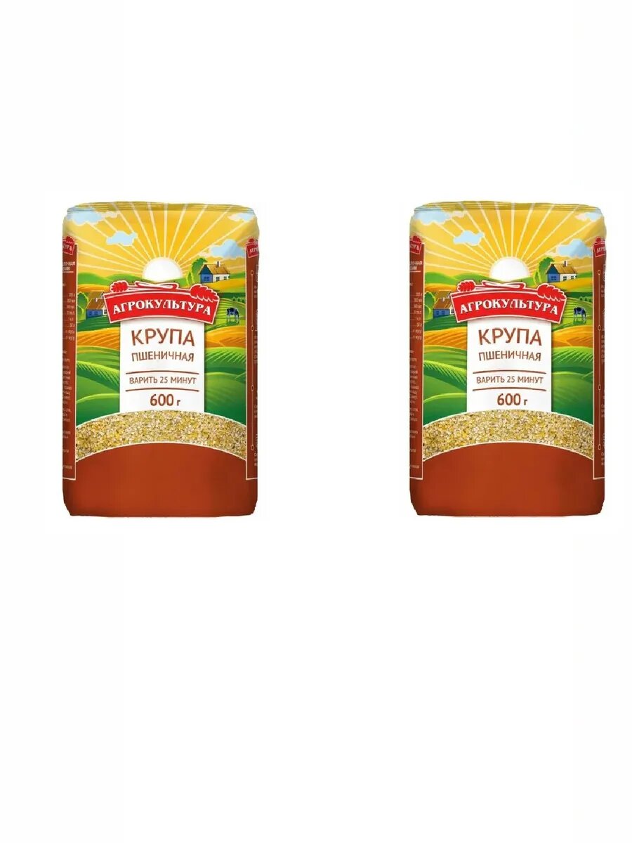 Крупа Агрокультура пшеничная, 600 гр, 2 шт