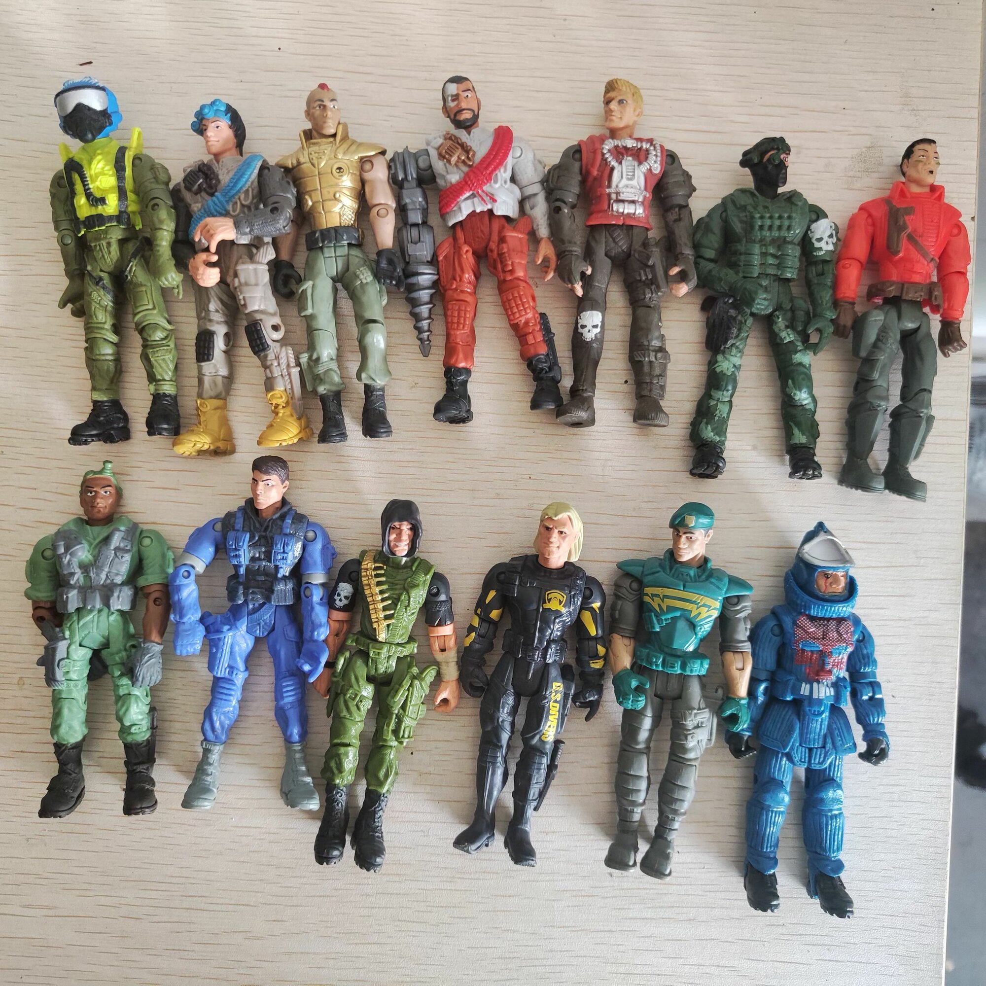 Набор из 5 шт. Lanard The Corps Universe Special Forces Soldier 10cm Action Figure коллекционная фигурка