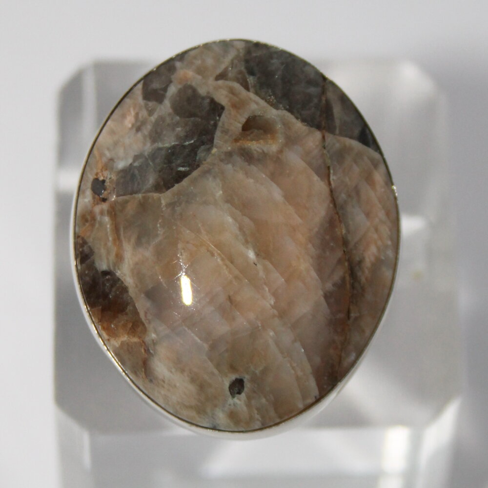 Кольцо True Stones, лунный камень