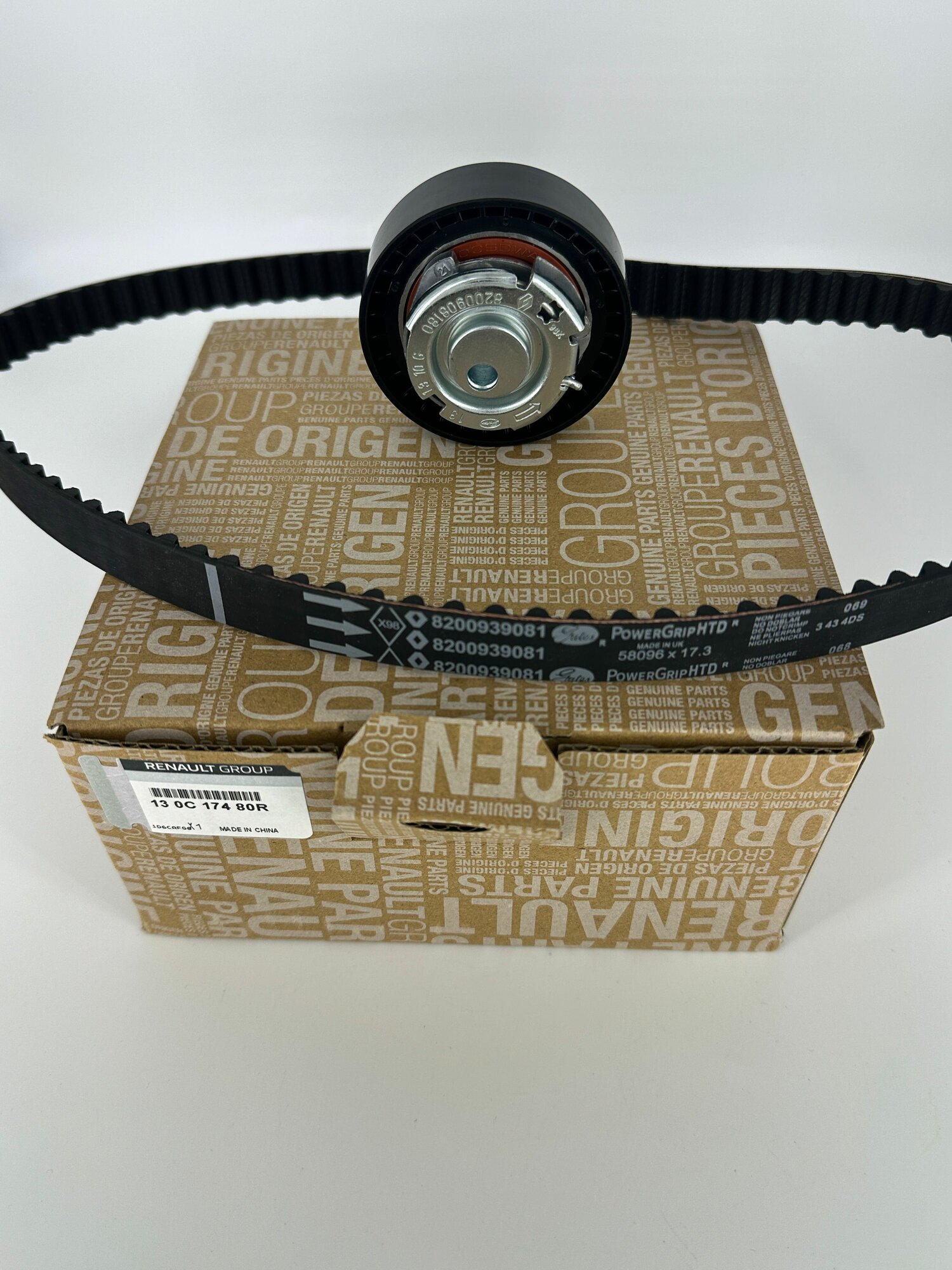 Ремкомплект ГРМ K7M Renault 13 0C 174 80R