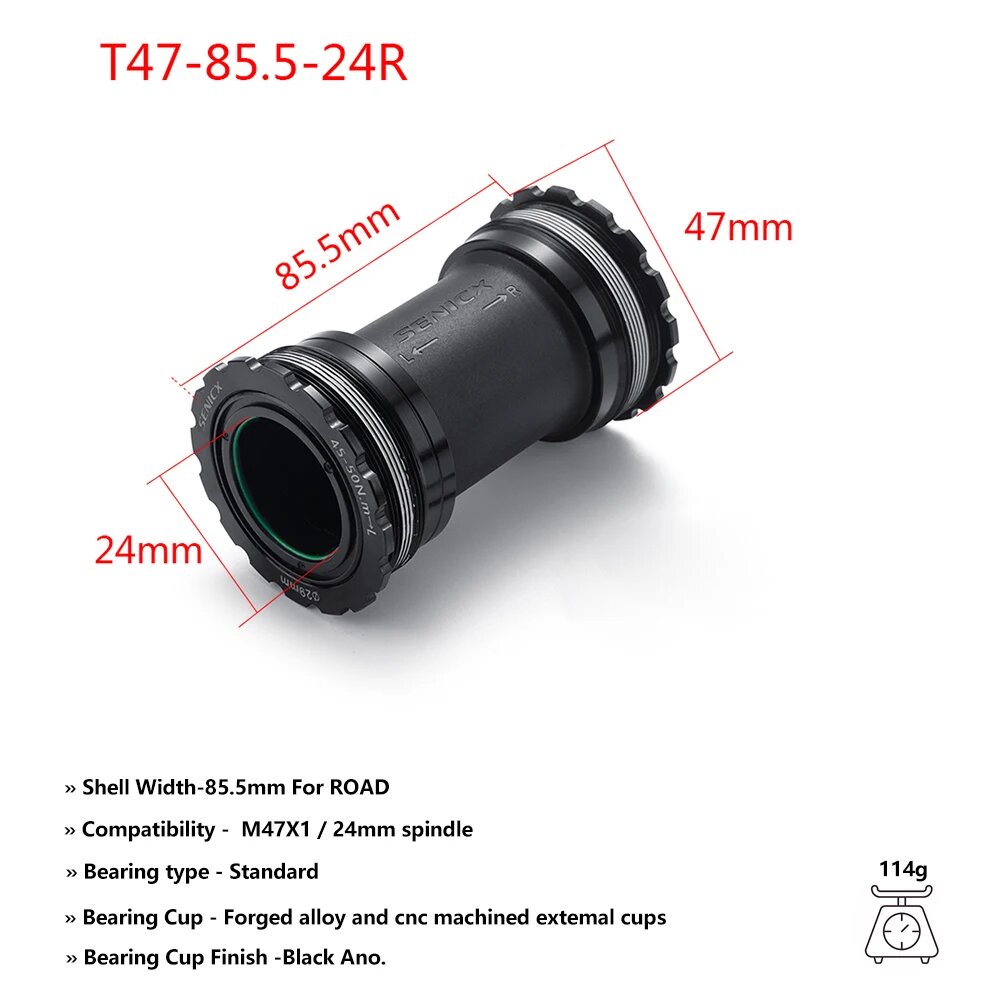 Каретка LINGMAI T47-85.5-24R, сталь