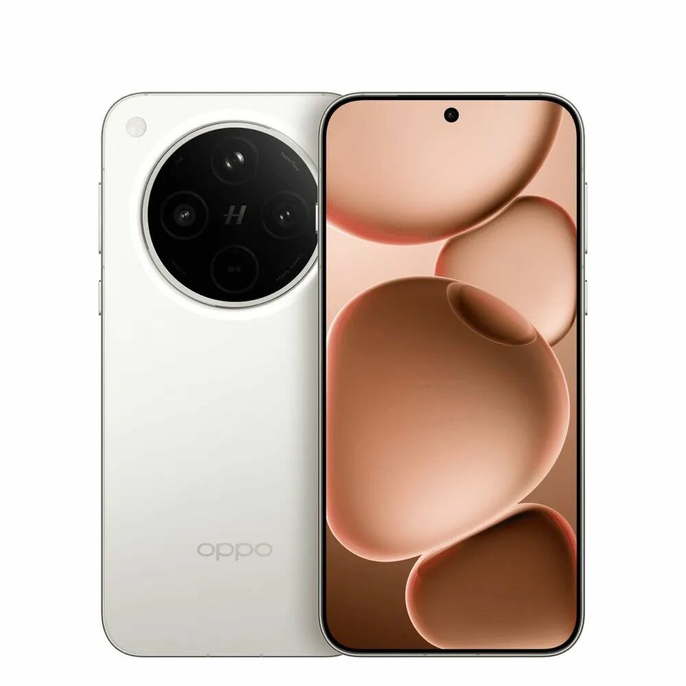 Смартфон OPPO Find X8s+, длительное время автономной работы, Hasselblad portrait, 16 ГБ+512 ГБ, белый