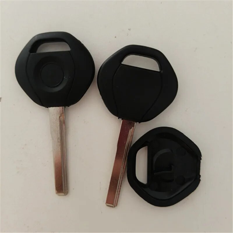 10 шт, чехол для автомобильного брелока, чехол для транспондера для Mercedes-Benz, сменная пустая крышка, 2 дорожки, лезвие HU64