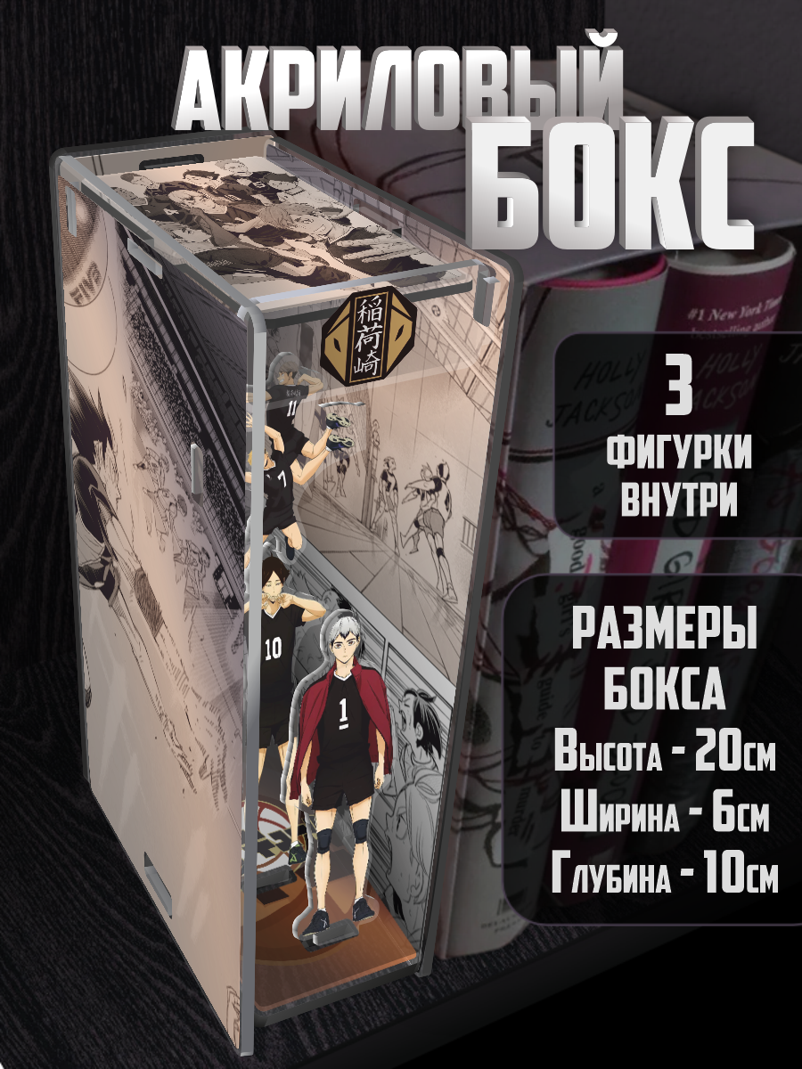 Румбокс книжный Волейбол аниме Haikyuu