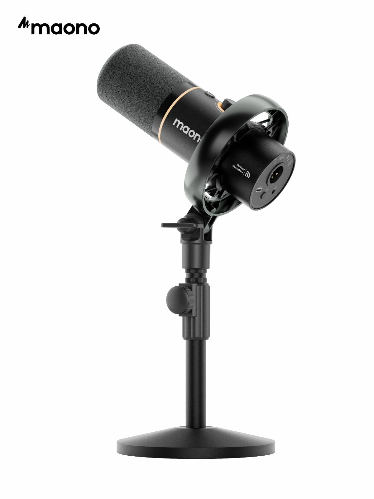 MAONO PD200W Hybrid Гибридный беспроводной подкаст-микрофон,3-в-1 (беспроводной/USB/XLR) динамический микрофон для ПК с шумоподавлением для подкастов, стримов и записи звука