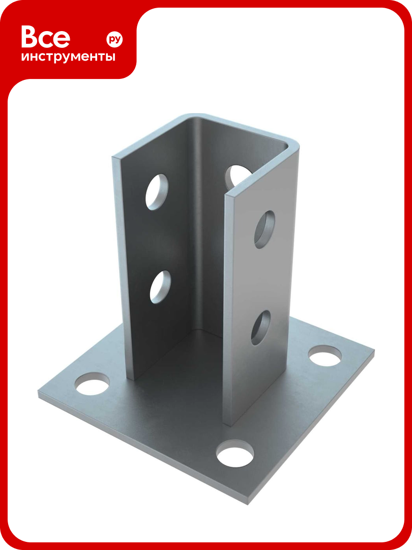 Основание потолочной стойки Система КМ для страт-профиля 41x41 мм LO7919 OUPT41-41, страт