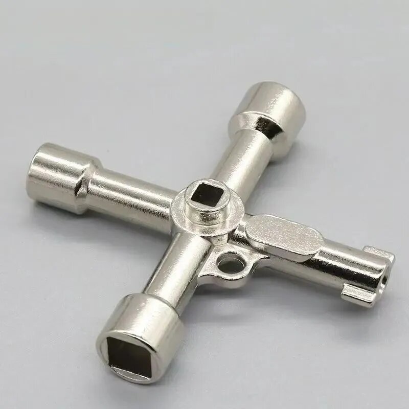 GEALFIS Ключ для крана Маевского многофункциональный 1 шт, антикоррозийный с титановым покрытием, эргономичный с амортизацией, для радиаторов и систем отопления, 72 мм