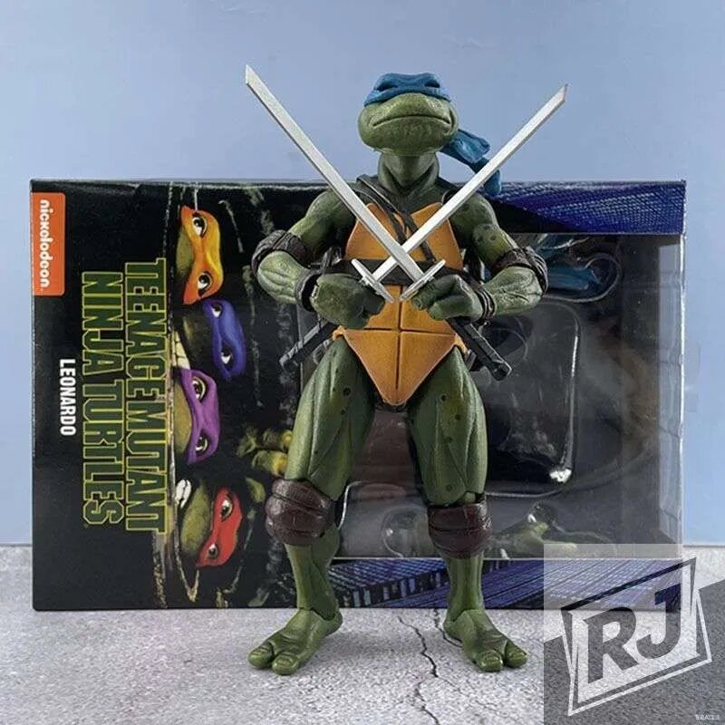Фигурка Черепашки Ниндзя: Леонардо TMNT (18см) из ПВХ для мальчиков