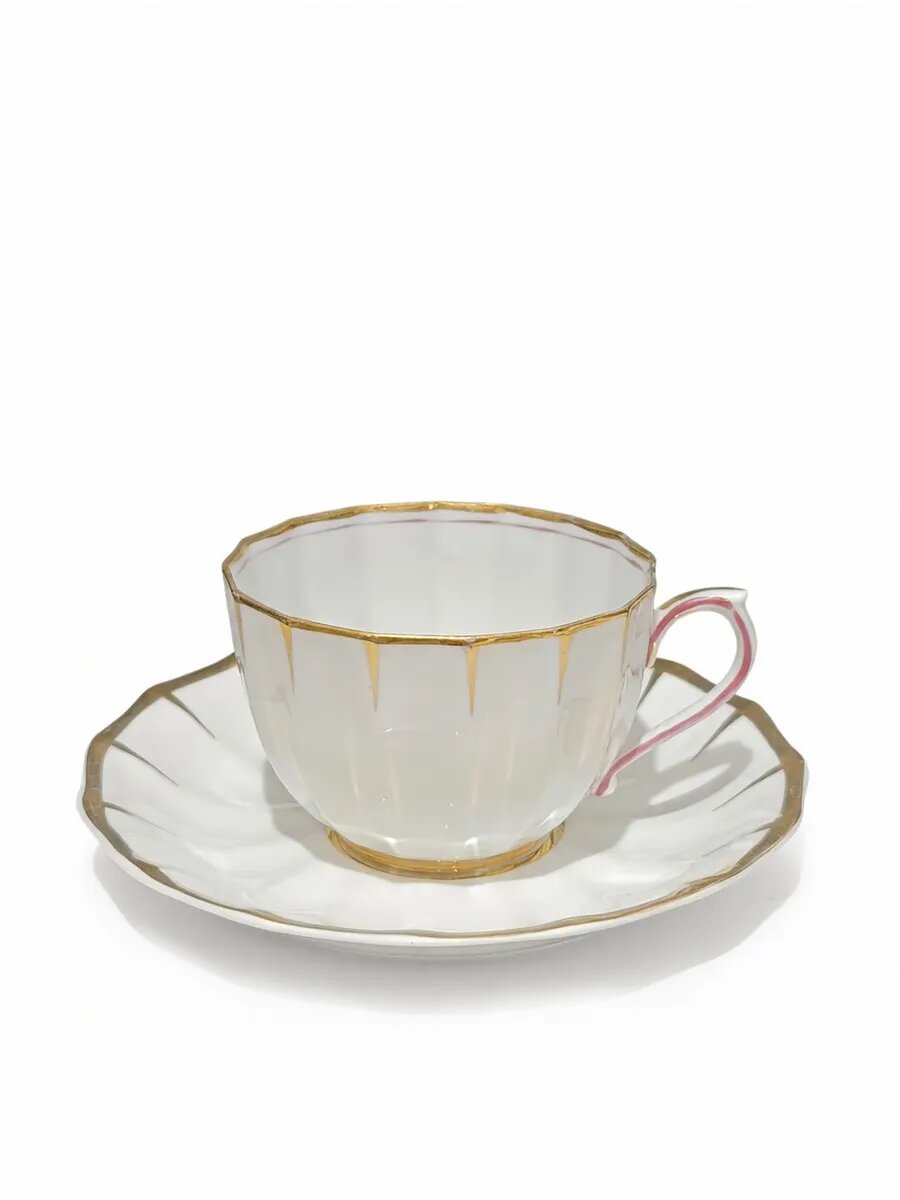 Чайная пара Солнечный дождь. Вербилки. Фарфор