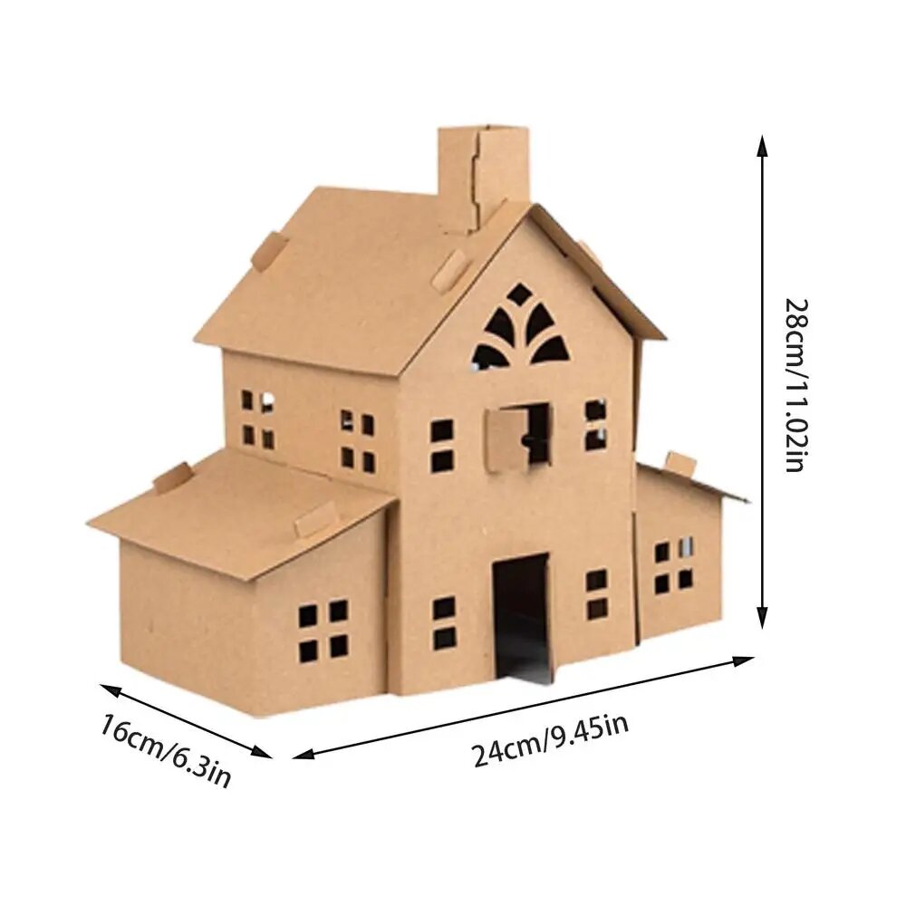 Картонный домик для сборки Vasily Manor