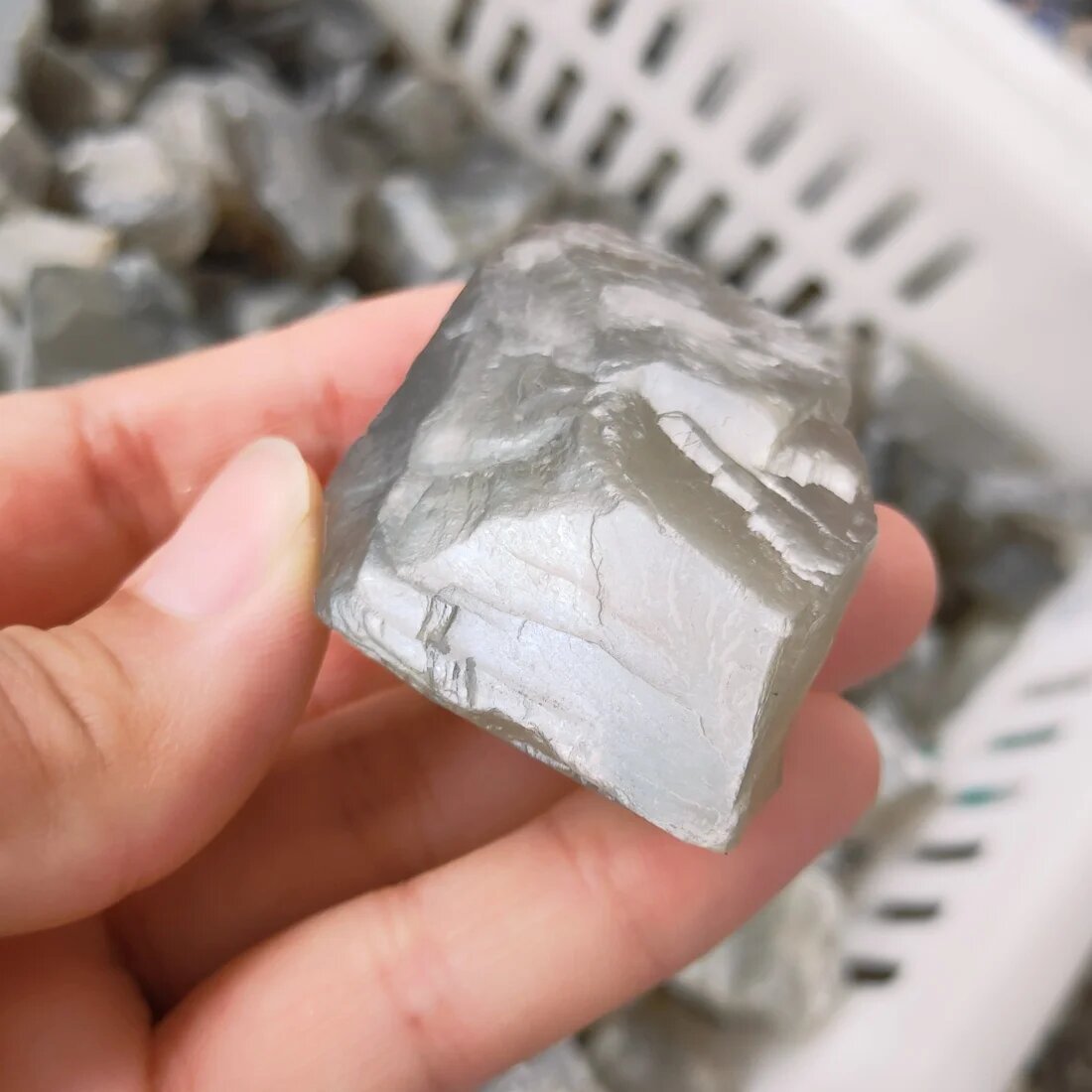 Серый лунный кварц, Blueusb 150g